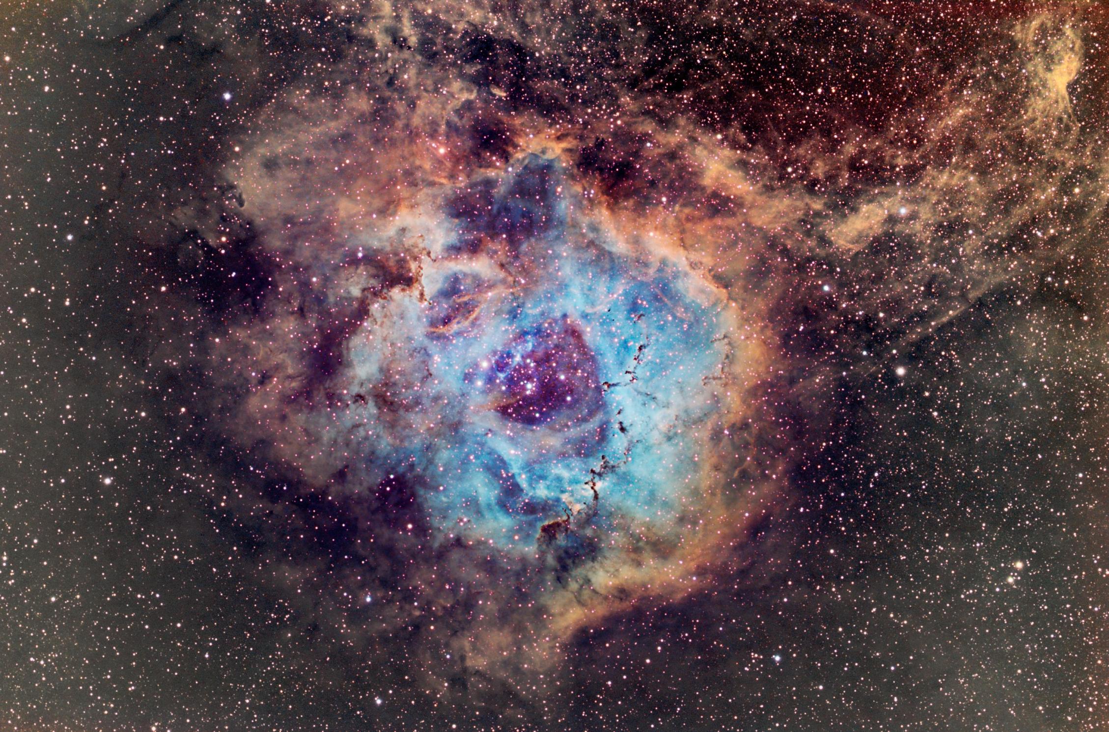 The Rosette Nebula using data from 2006 and 2008 - Experienced Deep Sky ...
